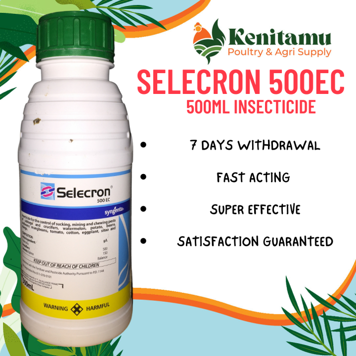 SELECRON 500EC 500ML INSECTICIDE BY: SYNGENTA FOR PLANT CARE AND CROPS ...