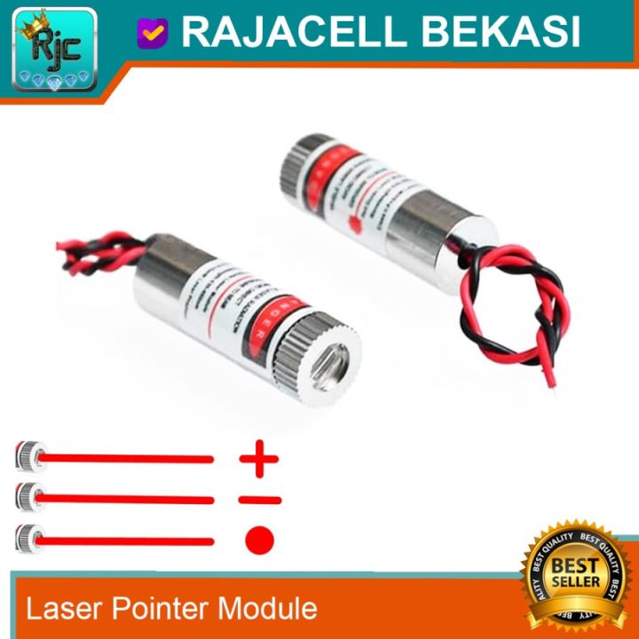 Laser Module 5mW 650nm 3V 5V Red Point Cross Line - Industrial Laser | Lazada Indonesia