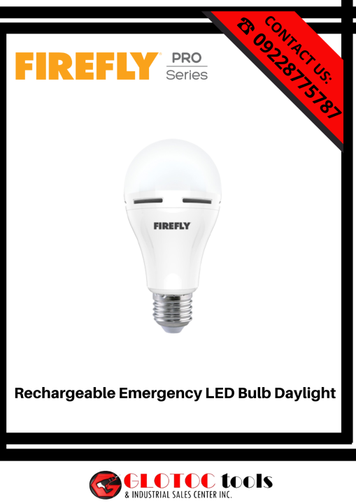 FIREFLY Rechargeable Emergency LED Bulb Daylight | Lazada PH