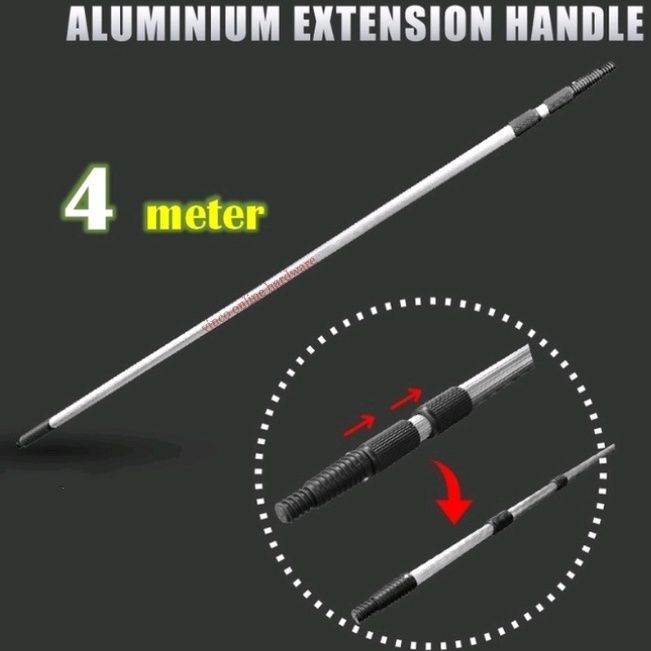 4m (12feet) / 5m (16feet) Adjustable Telescopic Aluminium Extension ...
