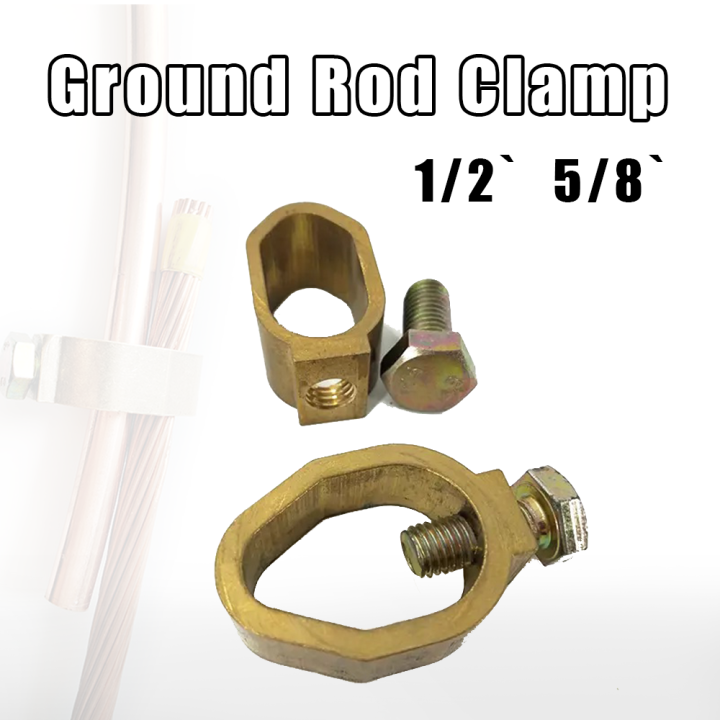 1Pcs Ground Rod Clamp - 1/2" - 5/8" For Rod Grounding Fastener ...