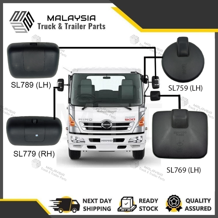 HINO VALIDUS 500 700 FRONT SIDE MIRROR CERMIN SISI (SL759/SL-759 ...