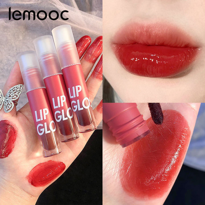 【Ready stock】Water light mirror lip glaze glass lip gentle color for ...