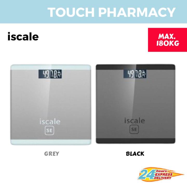 ISCALE SE Digital Body Scale High Accuracy Weight Scale 1 Unit - Grey ...