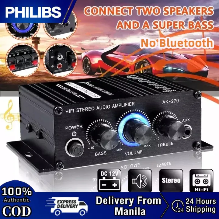 Philibs Original 400w Mini Audio Amplifier Home Amplifier Bluetooth ...