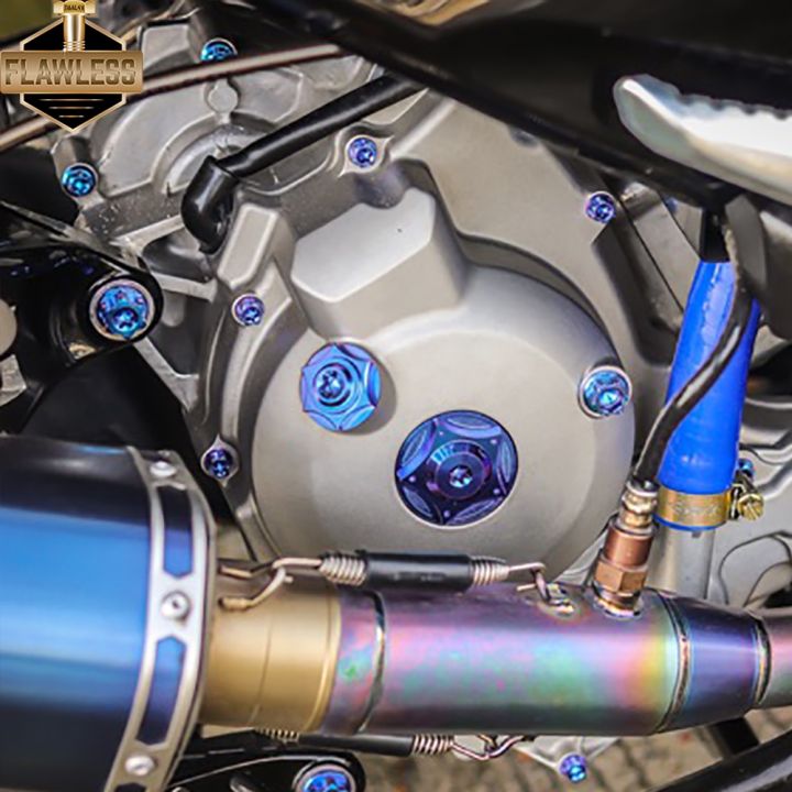 【Thriving】 Flawlessti Xmax 300 Gr5 Titanium Bolts Visor Bolt Abs Sensor Dashboard Side Ear ...