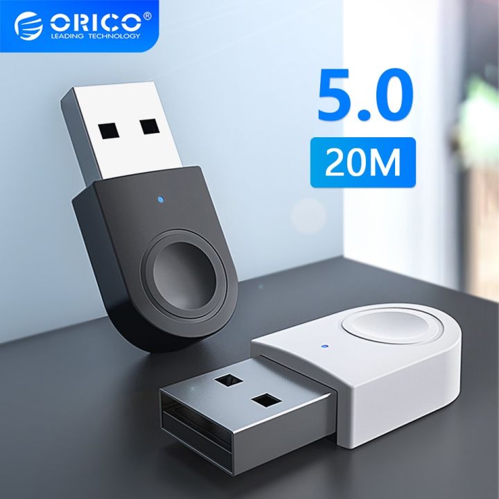 ORICO Wireless USB Bluetooth-Compatible Adapter Dongle 5.0 Portable Receiver Transmitter for ...