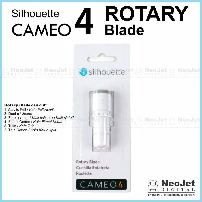 Pisau Rotary Blade Rotari Mesin Cutting Silhouette Cameo 4 | Lazada ...