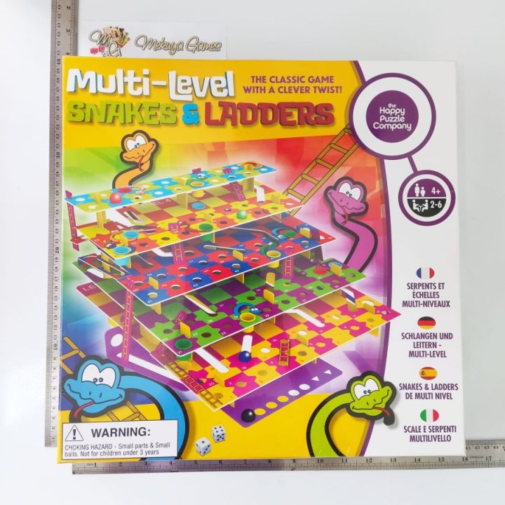 Multi Level Snakes & Ladders - Ular Tangga 3D Board Game | Lazada Indonesia