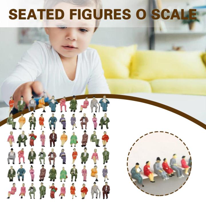 Scale Model Architecture Seated Figure Toys Miniature Sitting ...