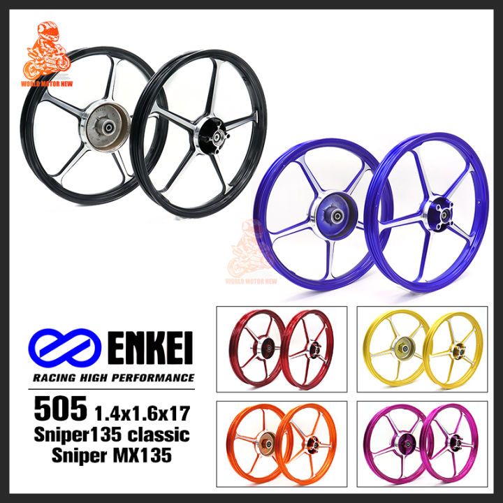 Enkei 505 Mags YAMAHA ultra-thin CNC Sniper 135 Classic LC135 4S Front ...