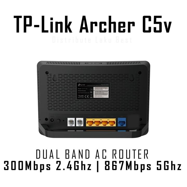 [ No box ] Tp-Link Archer C5v - Modem Wifi Dual Band AC 1200AC Fibre ...