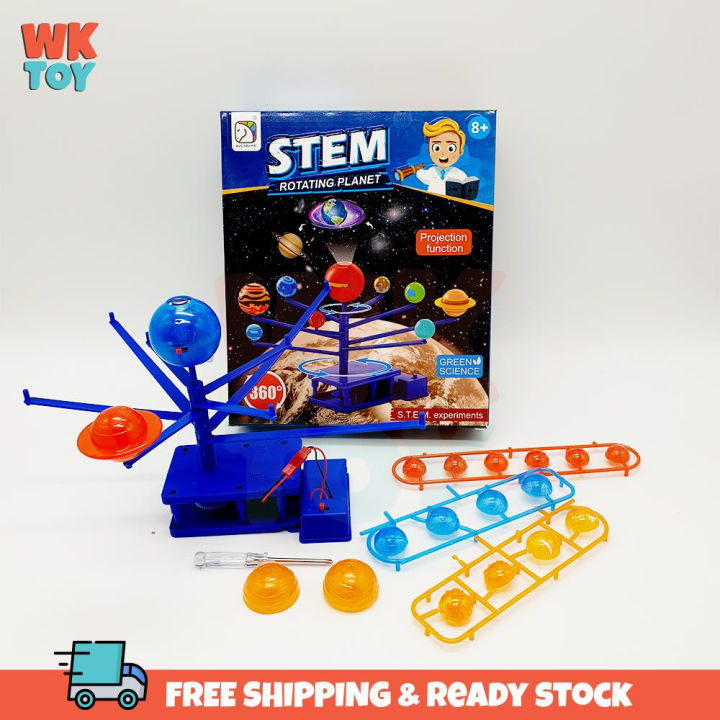 WKTOY STEM Rotating Planets in Solar System Games Toy Mainan Sains ...