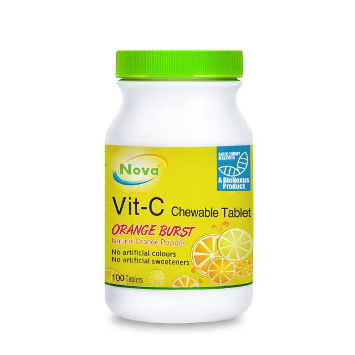 NOVA KIDS VIT C CHEWABLE TABLET (100) TAB | Lazada