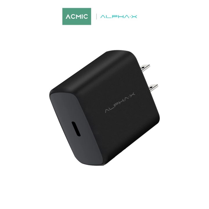 ALPHAX A20PD 20W หัวชาร์จเร็ว USB-C แถมสายชาร์จในตัว Type C to C / Type C to L Adapter ชาร์จไว ...