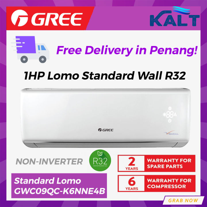 Gree R32 1hp Non-Inverter Standard Wall Lomo GWC09QC | Lazada