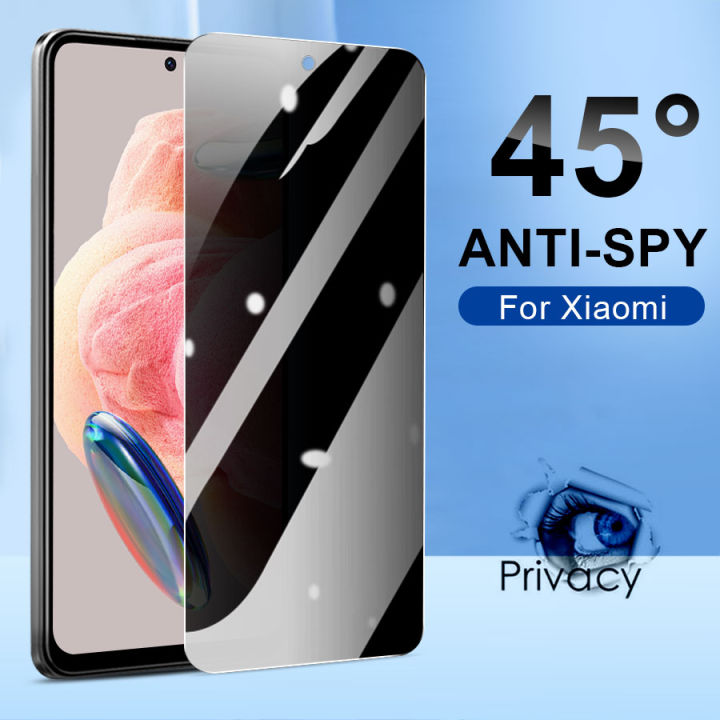 Anti Peeping Tempered Glass For Xiaomi Mi 14 13 12 11 Lite 13t 12t 11t