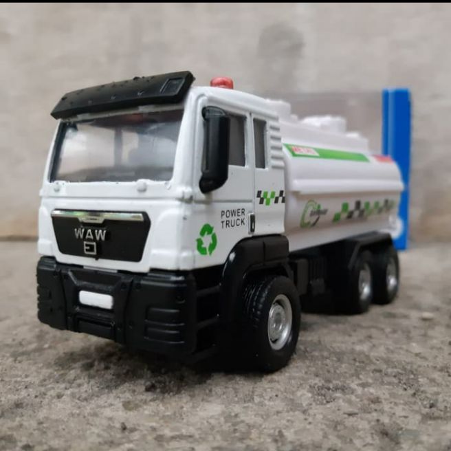 Diecast Truk Tanki Alloy - Mainan Miniatur Truck Tangki Mobil Anak ...