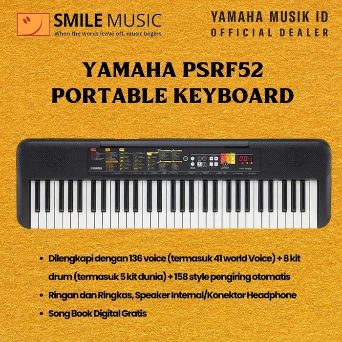 Keyboard Yamaha PSRF52 / PSR F52 Yamaha Original | Lazada Indonesia