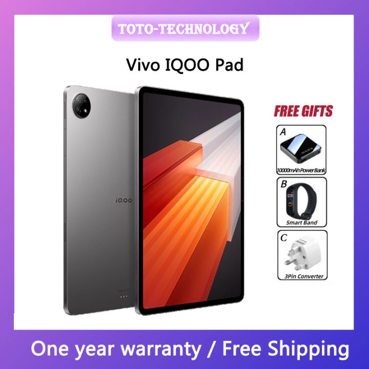 Vivo IQOO Pad / Dimensity 9000+ / 12.1inches 144Hz / 10000mah Big battery 44w Fast charging VIVO ...