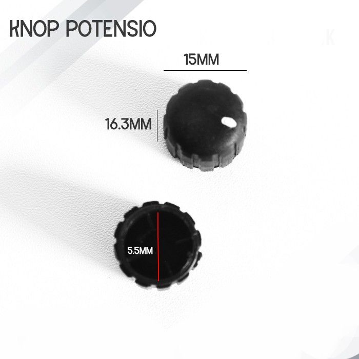KNOP KNOB POTENSIO PUTAR BINTIK PUTIH | Lazada Indonesia