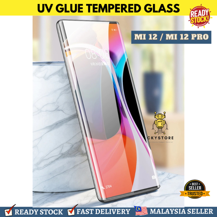 XIAOMI Mi 13 Lite / Mi13 Pro UV Glue Curved Full Cover Tempered Glass ...