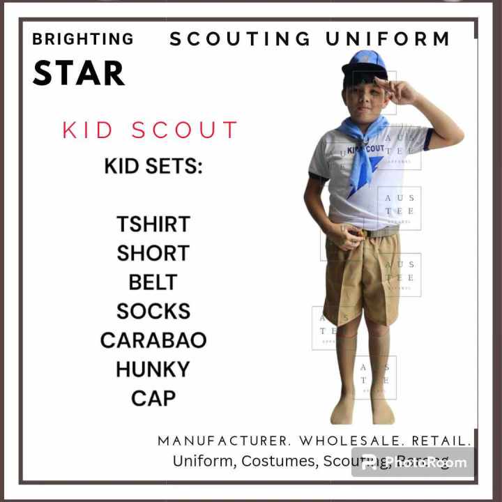 BS '' UNIFORM SCOUT / BSP SET / KIDS SCOUT | Lazada PH