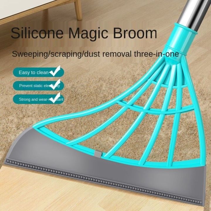 House Cleaning Magic Broom 懒人扫把Dry & Wet Multipurpose 5-in-1 Sweepers ...