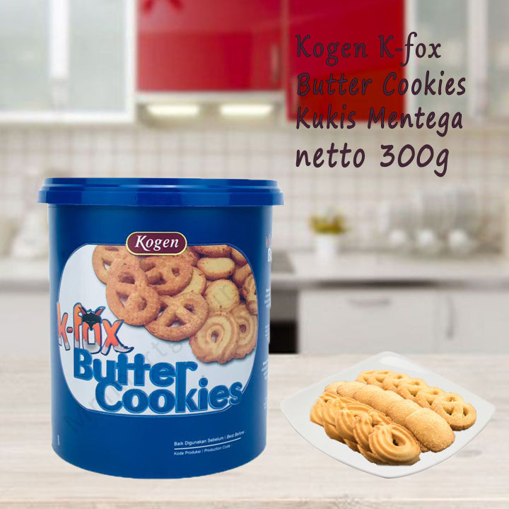 Kogen / K-fox Butter Cookies / Kukis Mentega / 300g | Lazada Indonesia