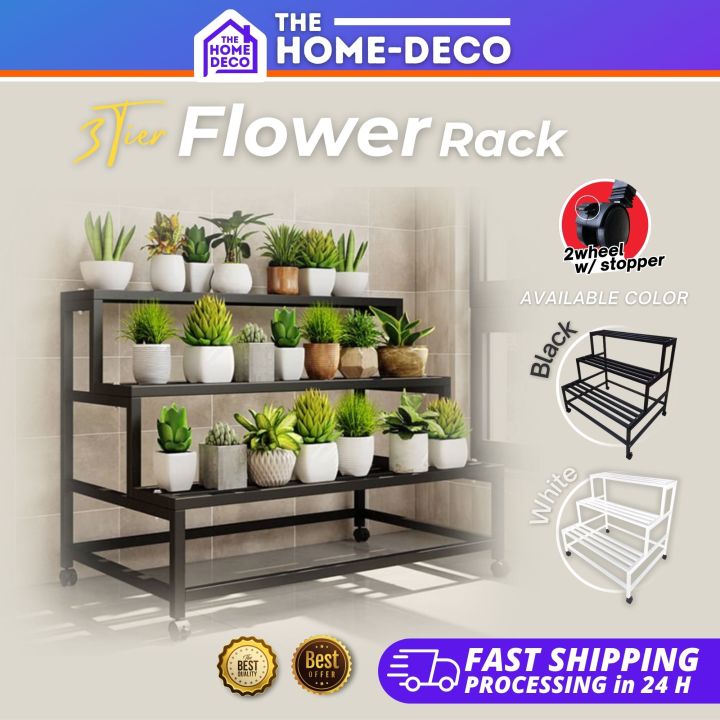 3 Tier Flower Rack Plant Rack Steel Multi Layer Rack Rak Bertingkat Rak ... 3 Tier Flower Rack Plant Rack Steel Multi Layer Rack Rak Bertingkat Rak ...
