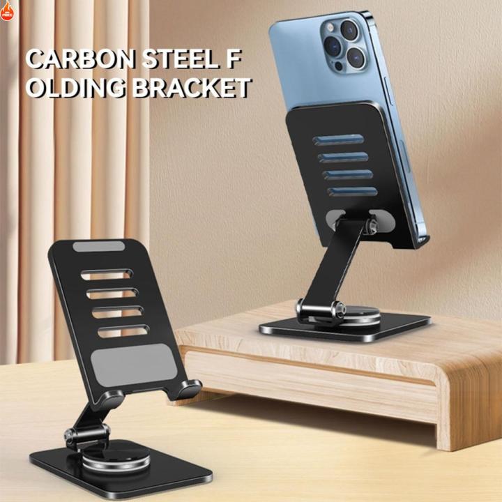 Metal Phone Stand - Full Carbon Steel 720° Infinite Rotation Luxury ...