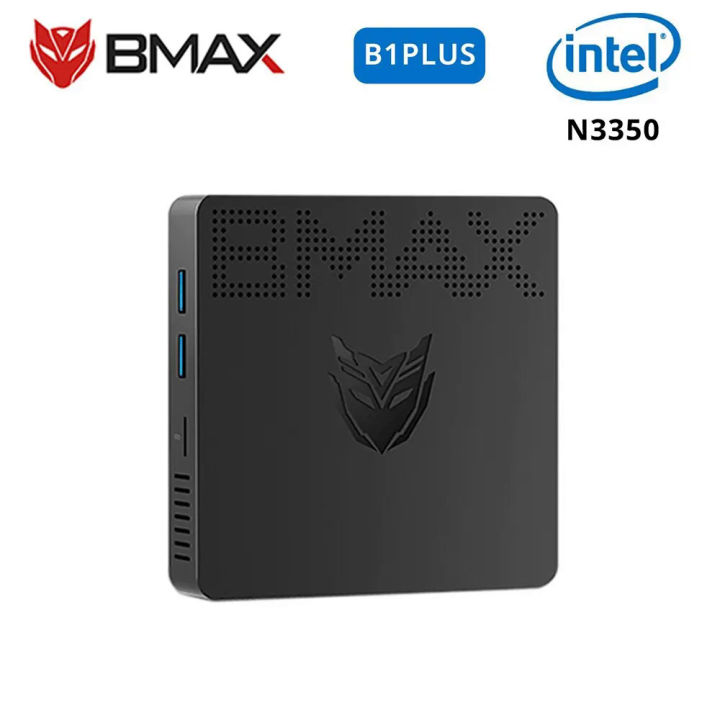 BMAX B1 Plus Mini PC In Celeron N3350โปรเซสเซอร์ Windows 10 Pro 4K 6GB 64GB USB HDMI BT4.0ช่อง ...