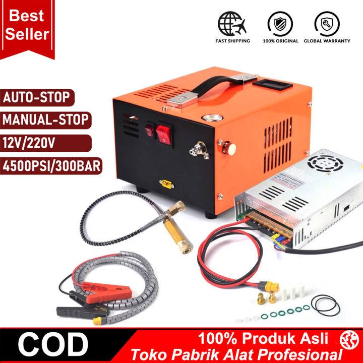 COOFARI 4500Psi 300Bar PCP Kompresor Udara Kompresor Elektrik PCP ...