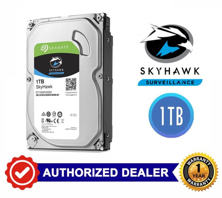 Seagate SKY HAWK 1TB SATA 3.5 Internal CCTV HARD DISK DRIVE | Lazada PH