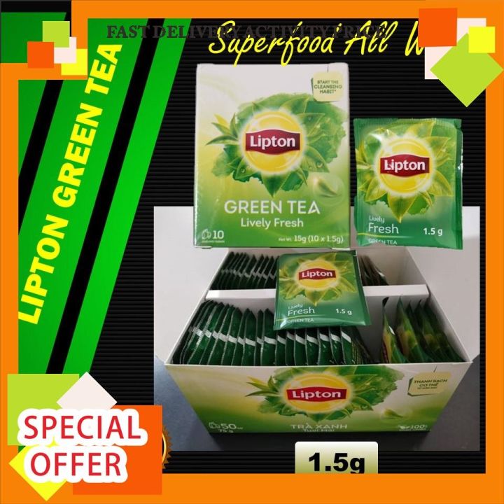 【mga bagay na may pagkain】 Lipton Green Tea Made with Natural and ...