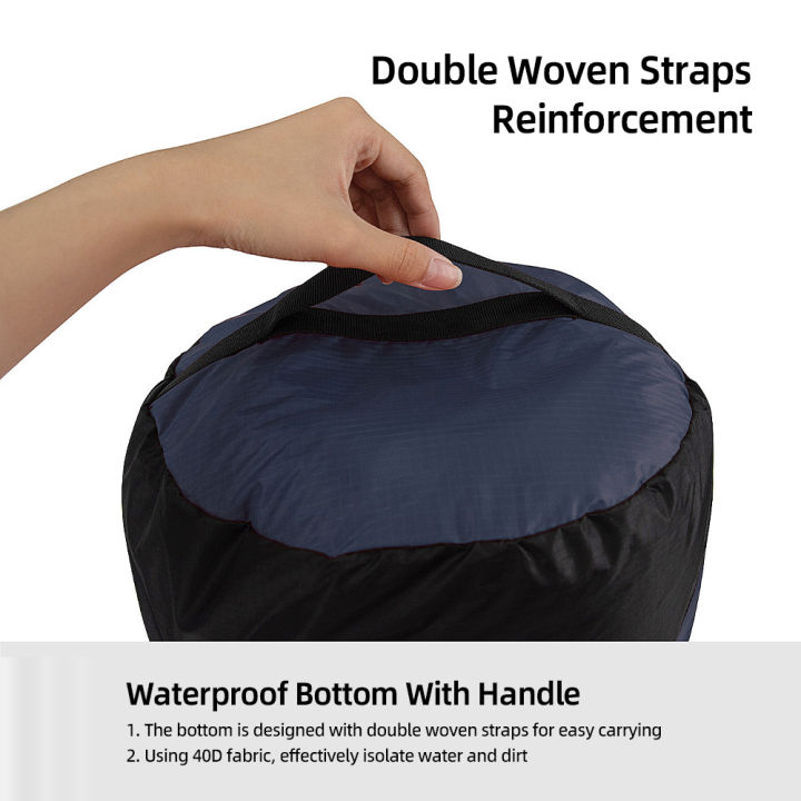 Compression Sack For Sleeping Bag Storage Sack Small 5-35L 40D Ripstop ...