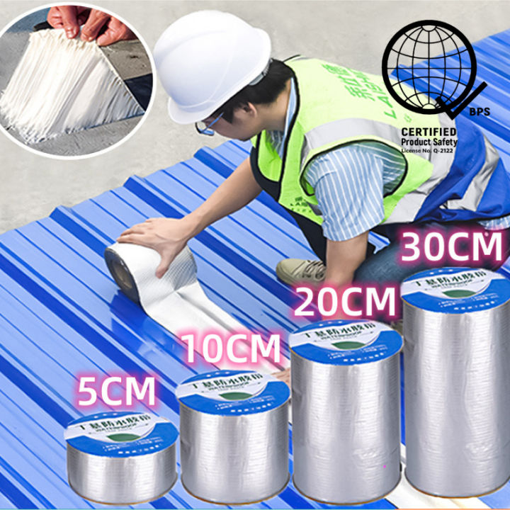 Aluminum Foil Butyl Waterproof Tape For roof leak Roof Sealant Wall ...