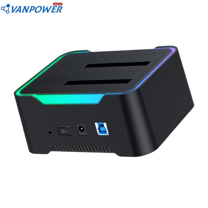 USB 3.0 To SATA Hard Drive Dock 2X16TB External Hard Drive Docking ...