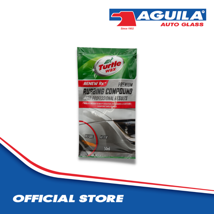 Turtle Wax Premium Rubbing Compound 50ml Sachet - Car Care and ...
