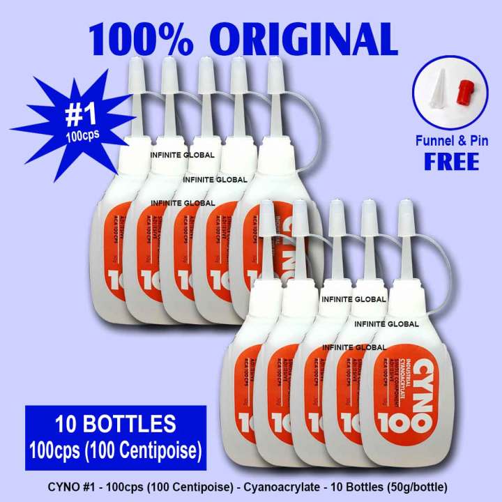 Cyno 100 Cyno # 1 Cyno Glue 50g BIG 100cps 100 Centipoise Cyanoacrylate ...