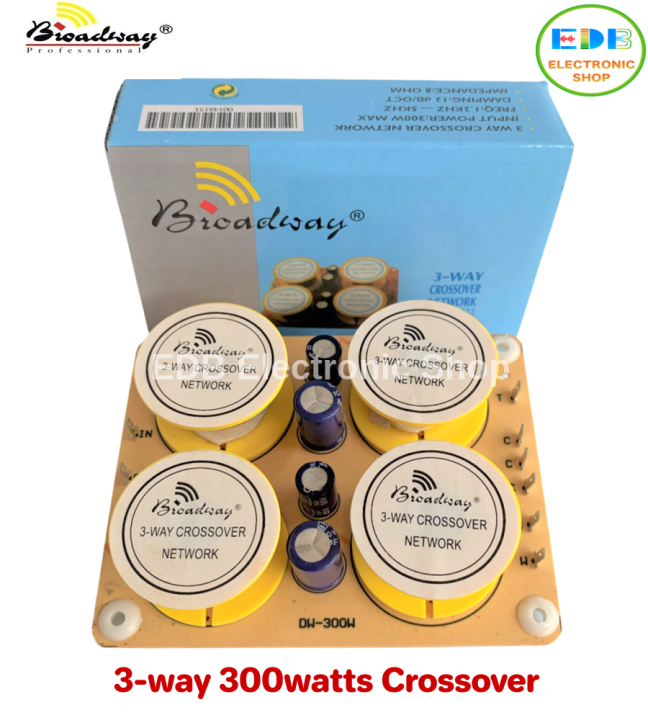 Broadway 3-way 300watts Crossover Network Dividing Network DN-300W ...