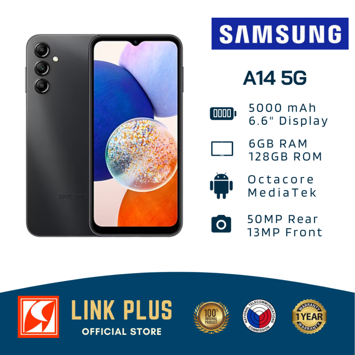 Samsung A14 5G 6GB RAM + 128GB ROM (Original and Sealed) | Lazada PH