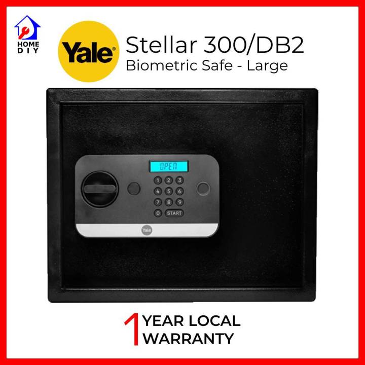 Yale STELLAR 300/DB2 Biometric Yale Safe Locker with Pincode and Key ...