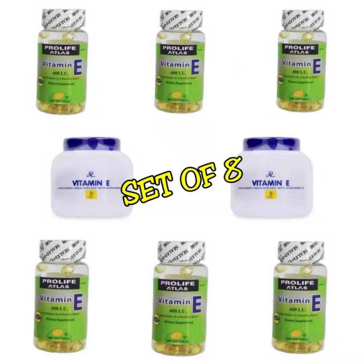(2) Vitamin E Cream + (6) Atlas Vitamin E | Lazada PH