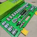 Tekiro Kunci Sok Set 24 PCS 8-32 MM dengan Rachet dan Ekstensi 6 Titik ...