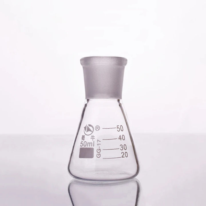 50-10000ml Glass Erlenmeyer Flask Conical Bottle, 24/29 Joint, Lab Chemistry Glassware Supplies ...
