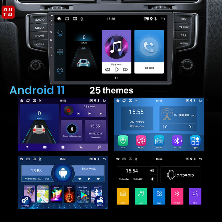 [Dikirim Dari Jakarta] 7 9 10 Inch Android 13 Radio Stereo Mobil 2GB RAM 32GB ROM Bluetooth WiFi ...