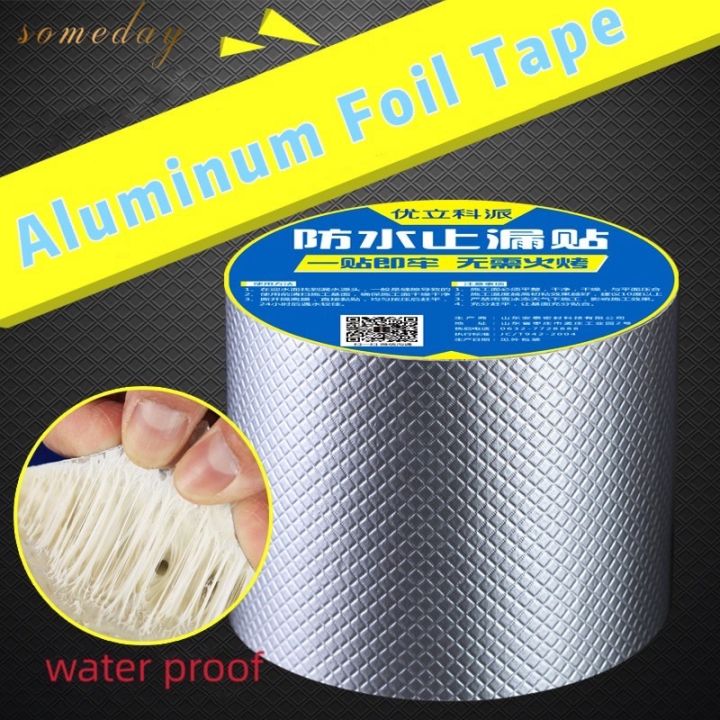 Aluminum Foil Tape ,Super Fix Repair Wall Crack Waterproof Tape Butyl ...