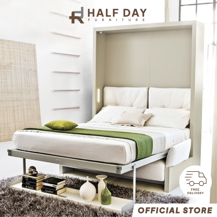 Halfday - Electric Invisible Bed: Wall Bed Multi-Functional Design for ...