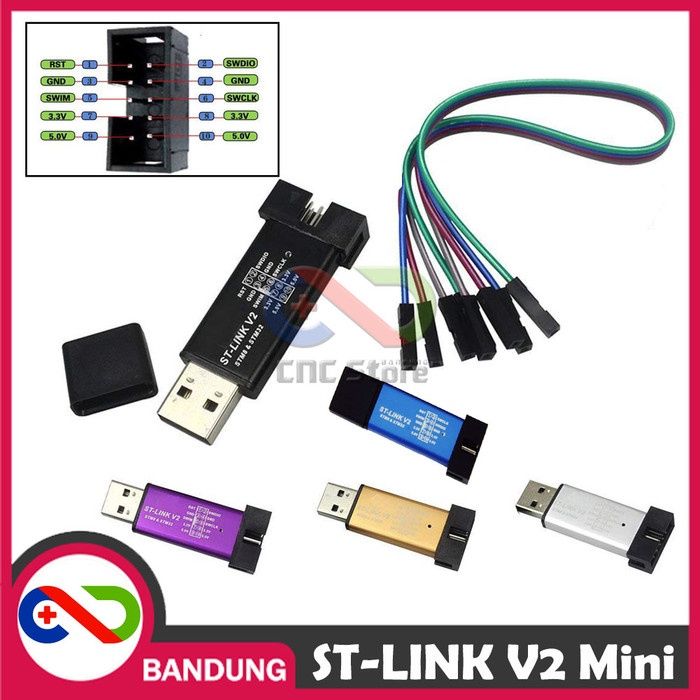 ST-LINK MINI V2 PROGRAMMER FOR STM8 STM32 USB DOWNLOADER DEBUGER EMULATOR STLINK ST LINK ...